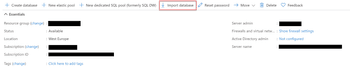How to Import Large Bacpac into Azure SQL Database