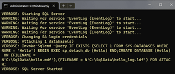 How to Run MSSQL Server in Windows Container