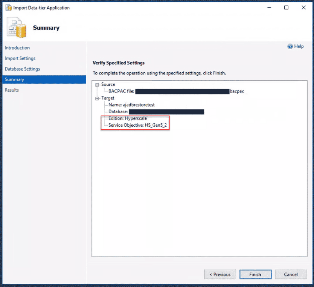 How to Import Large Bacpac into Azure SQL Database