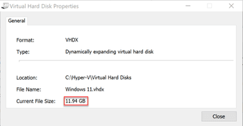 How to Compact Hyper-V Windows VHD Disk File