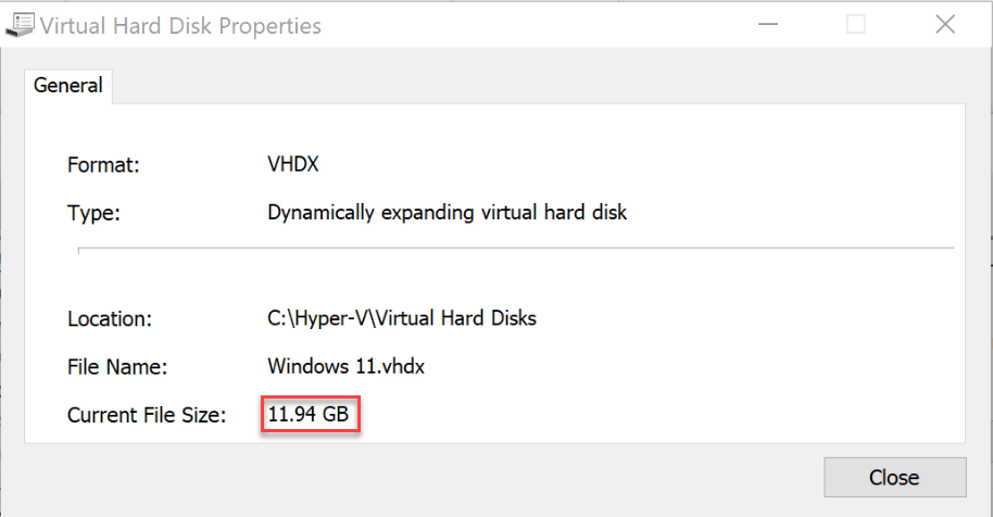How to Compact Hyper-V Windows VHD Disk File